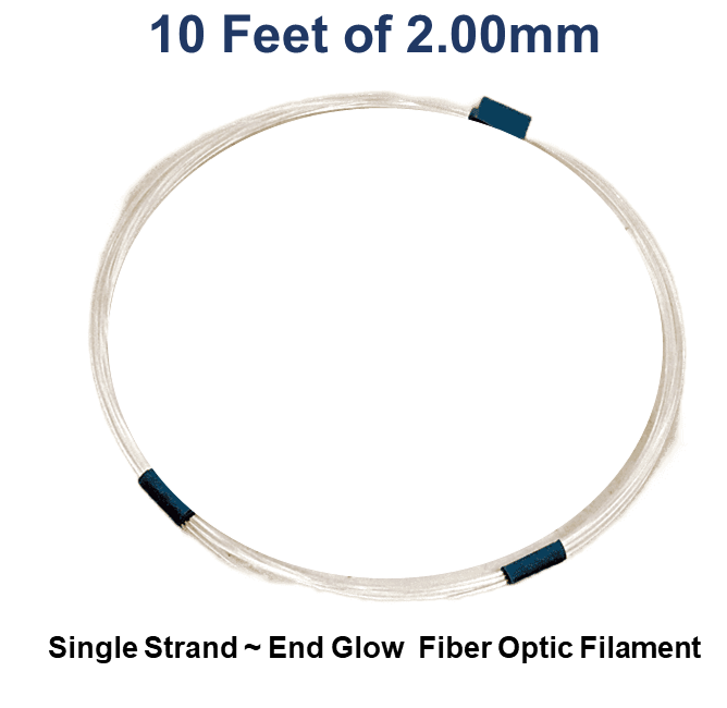 2.00mm Single Strand End Glow Fiber Optic Filament – The Fiber Optic Store