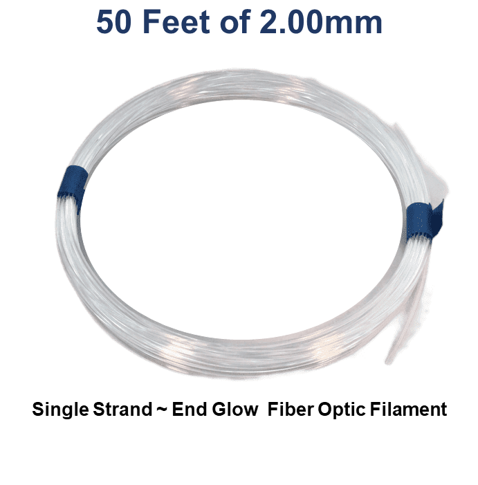 2.00mm Single Strand End Glow Fiber Optic Filament – The Fiber Optic Store